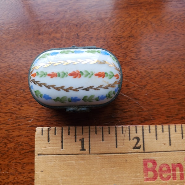 Porcelain Pill Box - Etsy