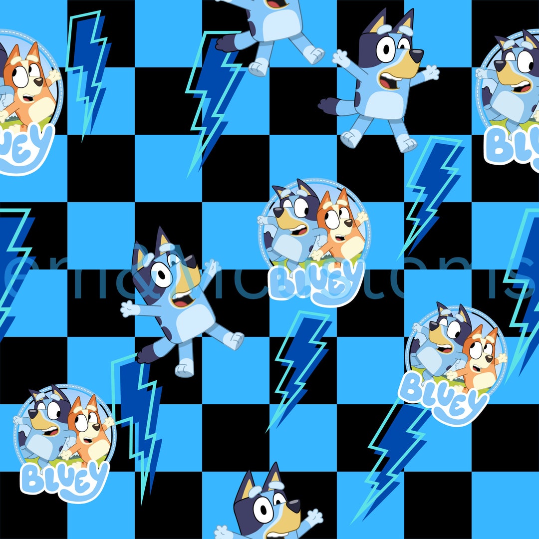 Bluey Boy Seamless File - Etsy