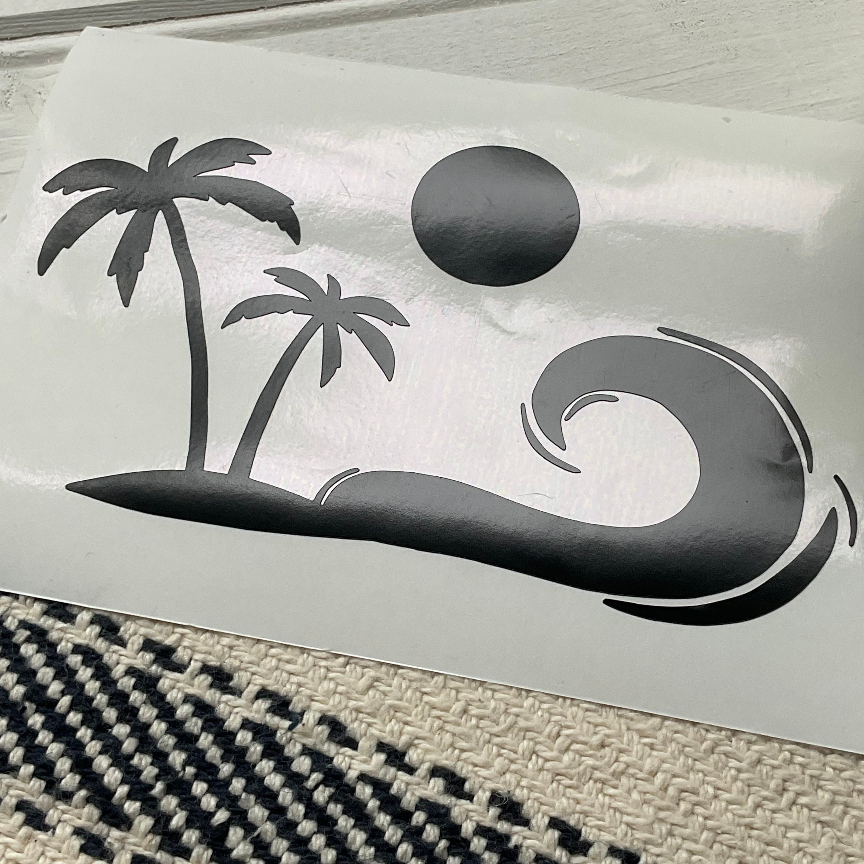 Wave Decal Car Decal Bumper Sticker Vinyl Decal - Etsy
