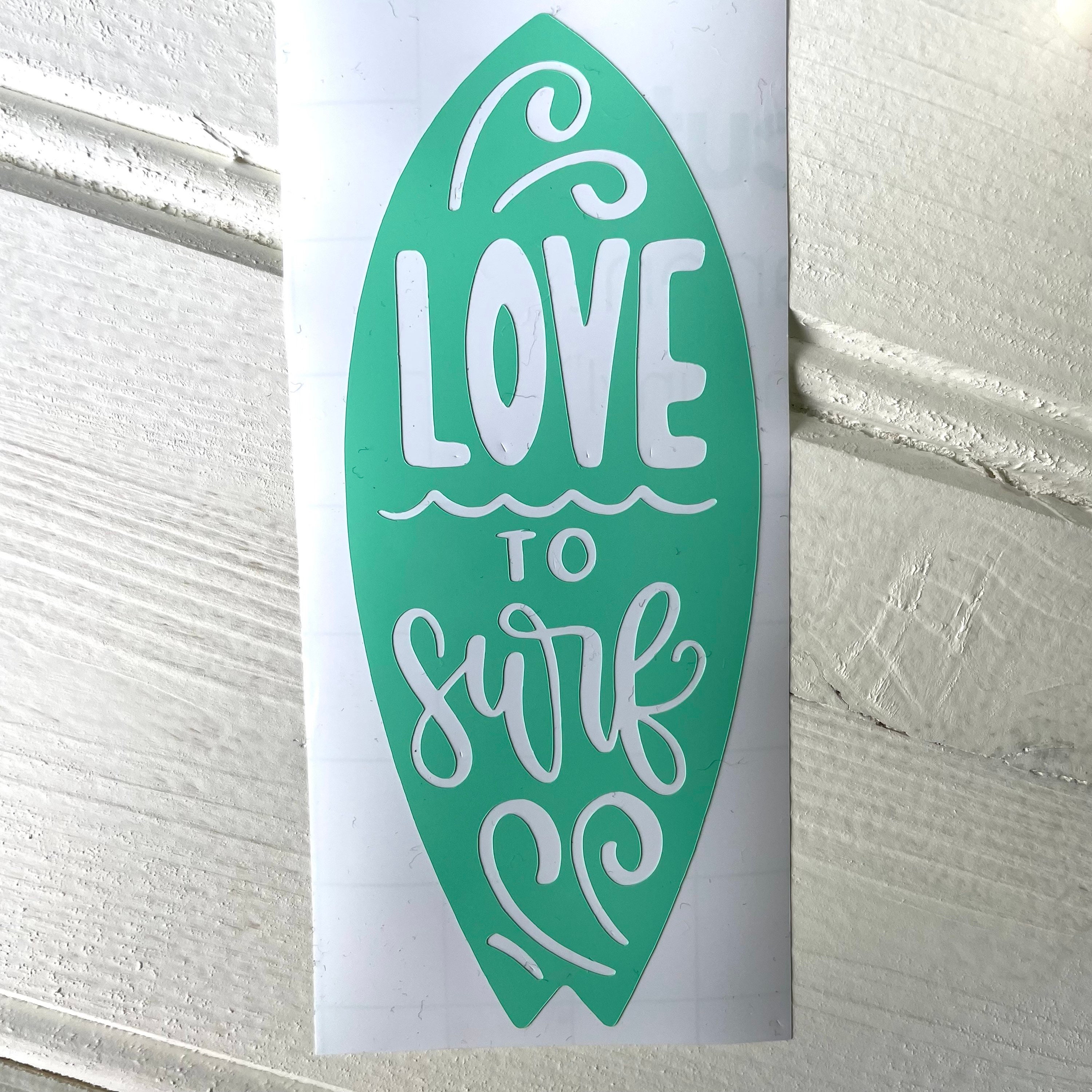 Surf Vinyl Sticker Car Decal Bumper Sticker Vinyl Decal - Etsy