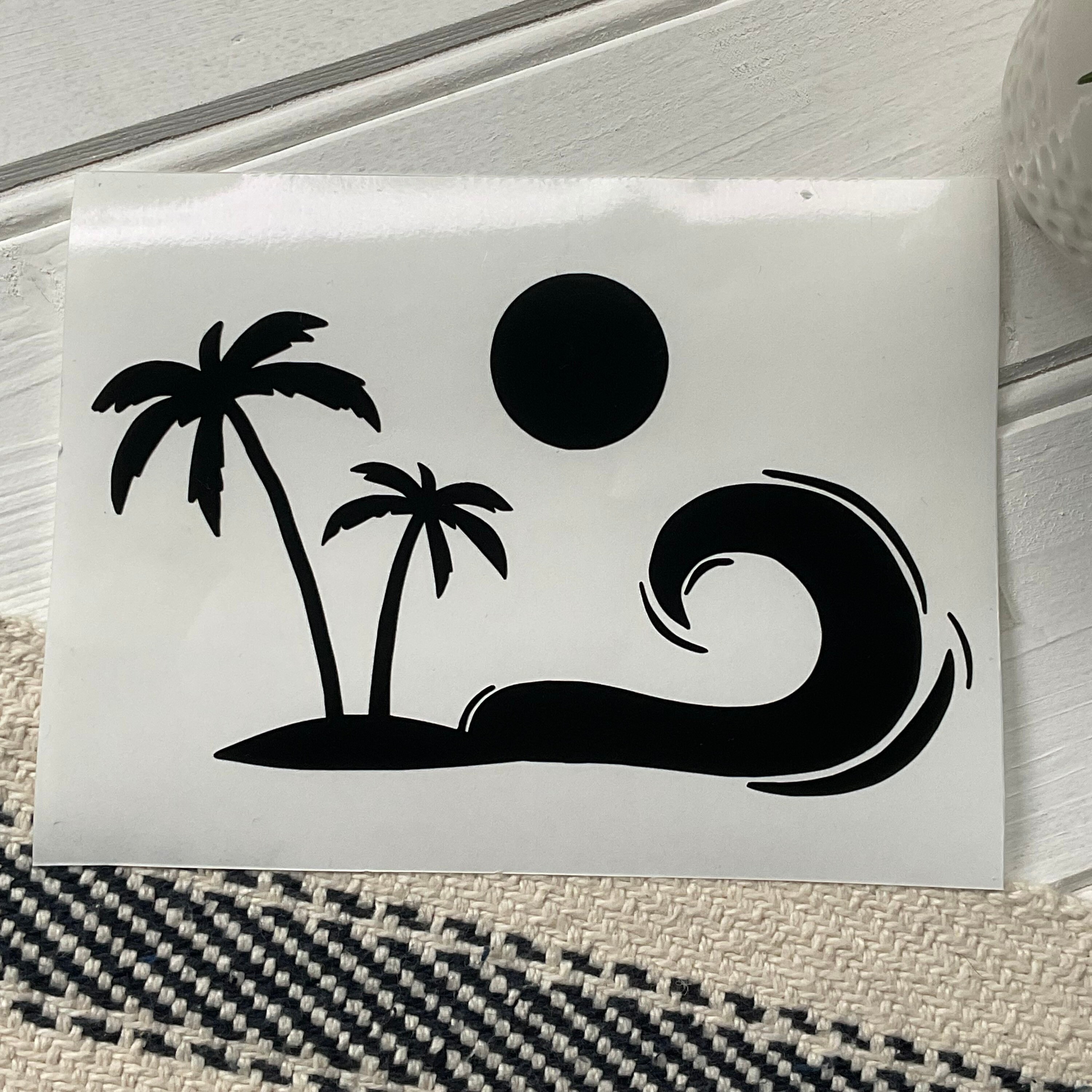 Wave Decal Car Decal Bumper Sticker Vinyl Decal - Etsy