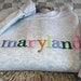 Bulk Order Only Colorful Embroidered State Sweatshirt, Custom ...