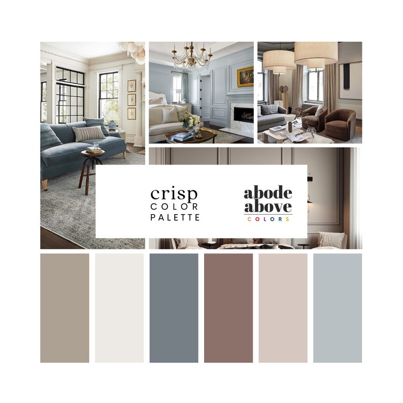 Crisp - Home Color Palette || Sherwin Williams Whole House Color Scheme ...