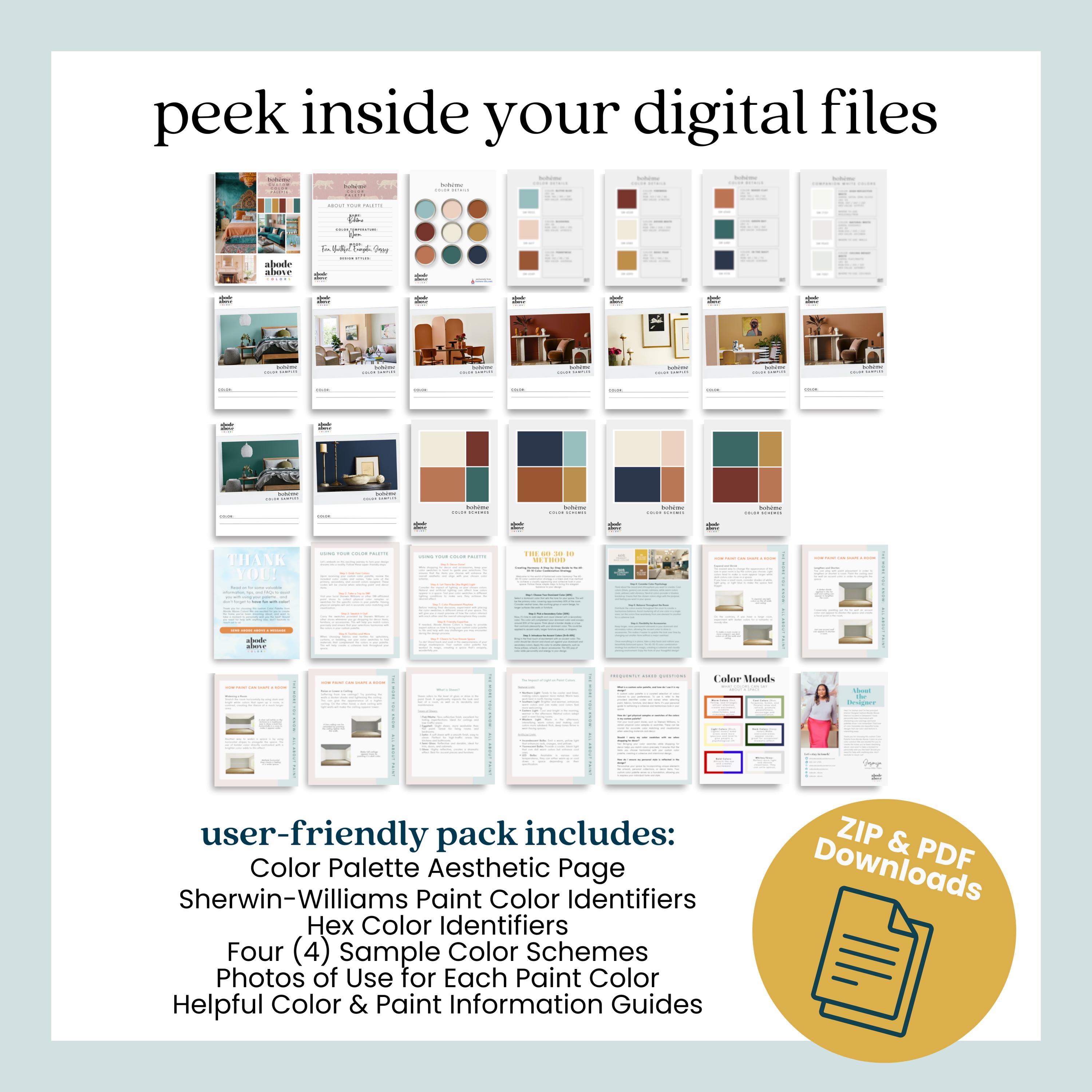 Patagonia - Home Color Palette | Sherwin Williams Whole House Color ...