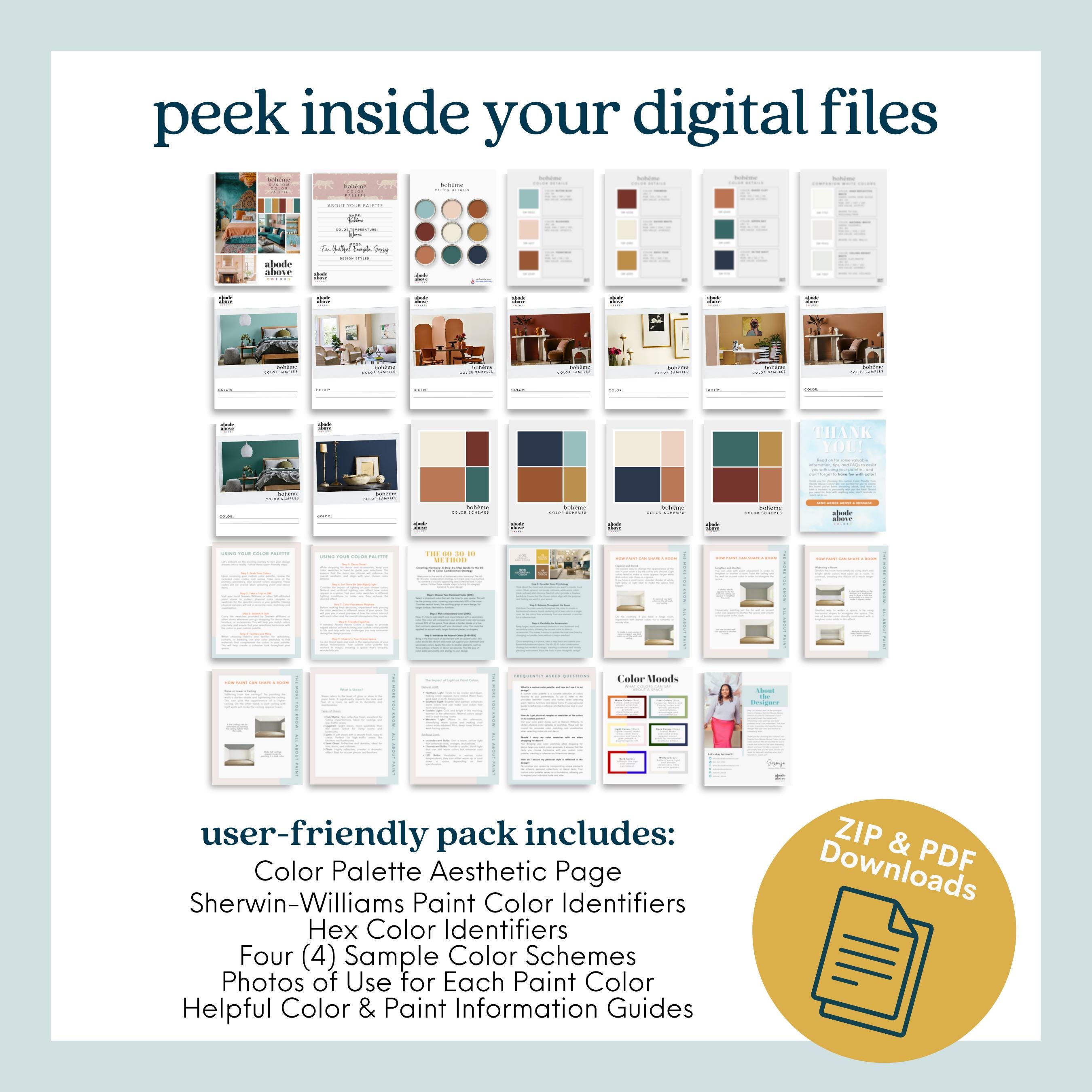 Daydreams Home Color Palette Sherwin Williams 2024 Whole House Color ...