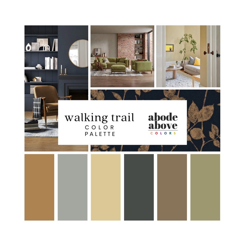 Walking Trail - Home Color Palette | Sherwin Williams Whole House Color ...