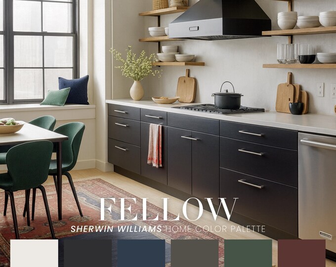 Dublin Home Color Palette | Sherwin Williams Rustic Scheme (PDF) - Etsy ...