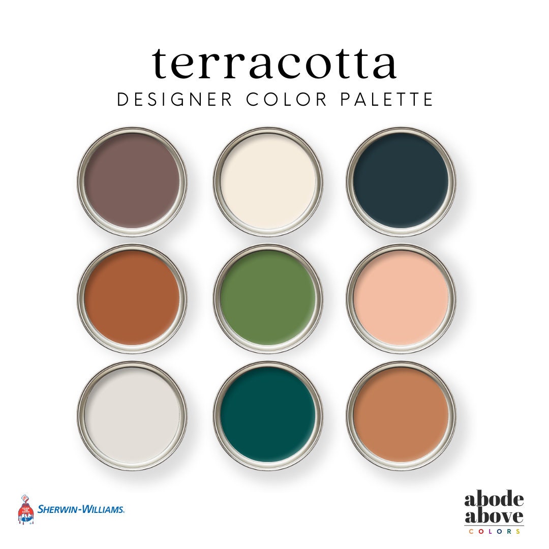Terracotta - Home Color Palette | Sherwin Williams Whole House Color ...