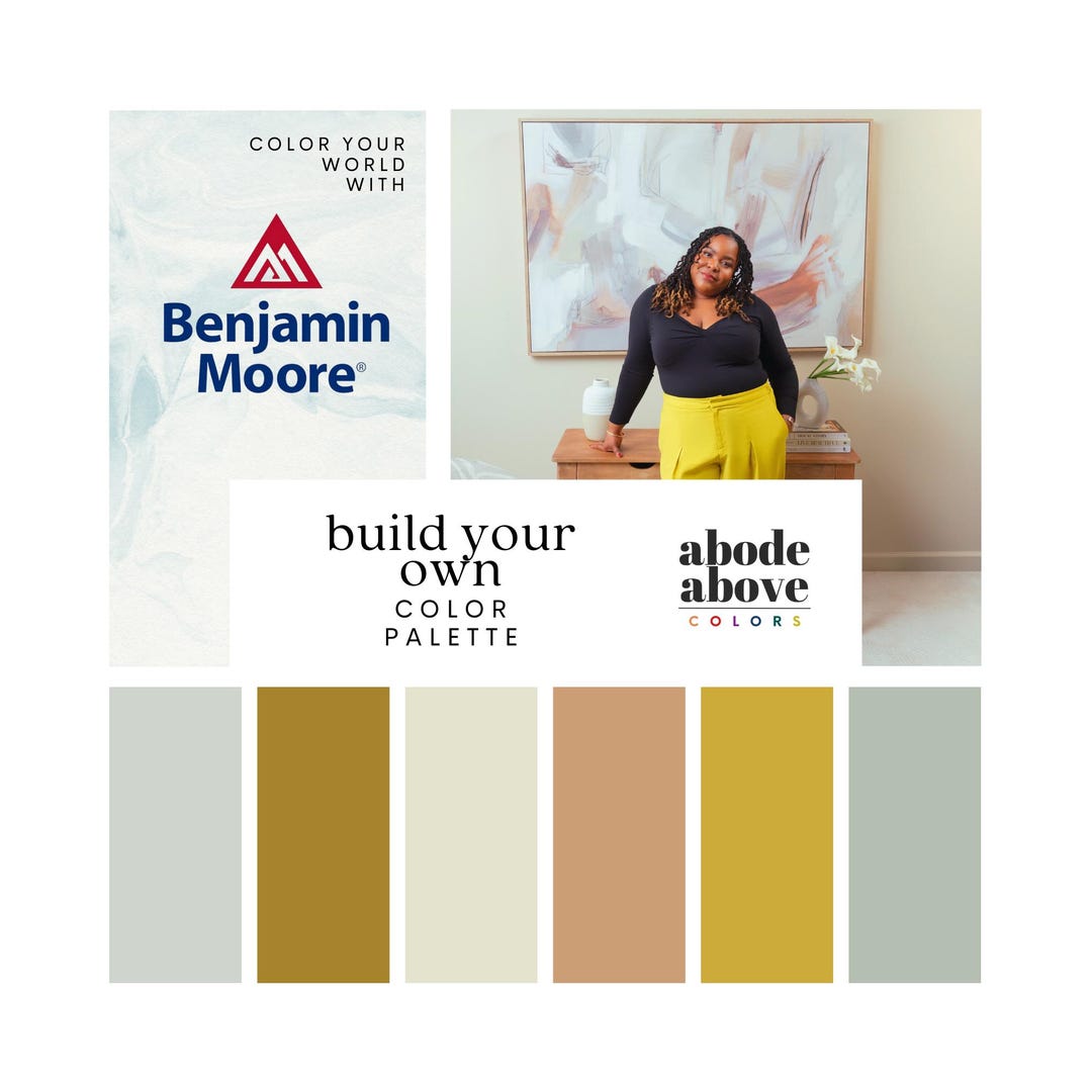 Build Your Own Home Color Palette Benjamin Moore Whole House Color ...