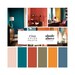 Risa Interior Design Color Palette With Hex Codes for Procreate Orange ...