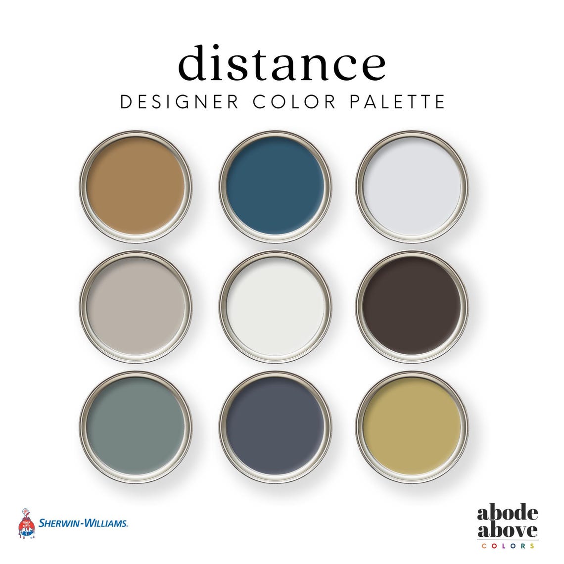 Distance - Home Color Palette | Sherwin Williams Whole House Color ...