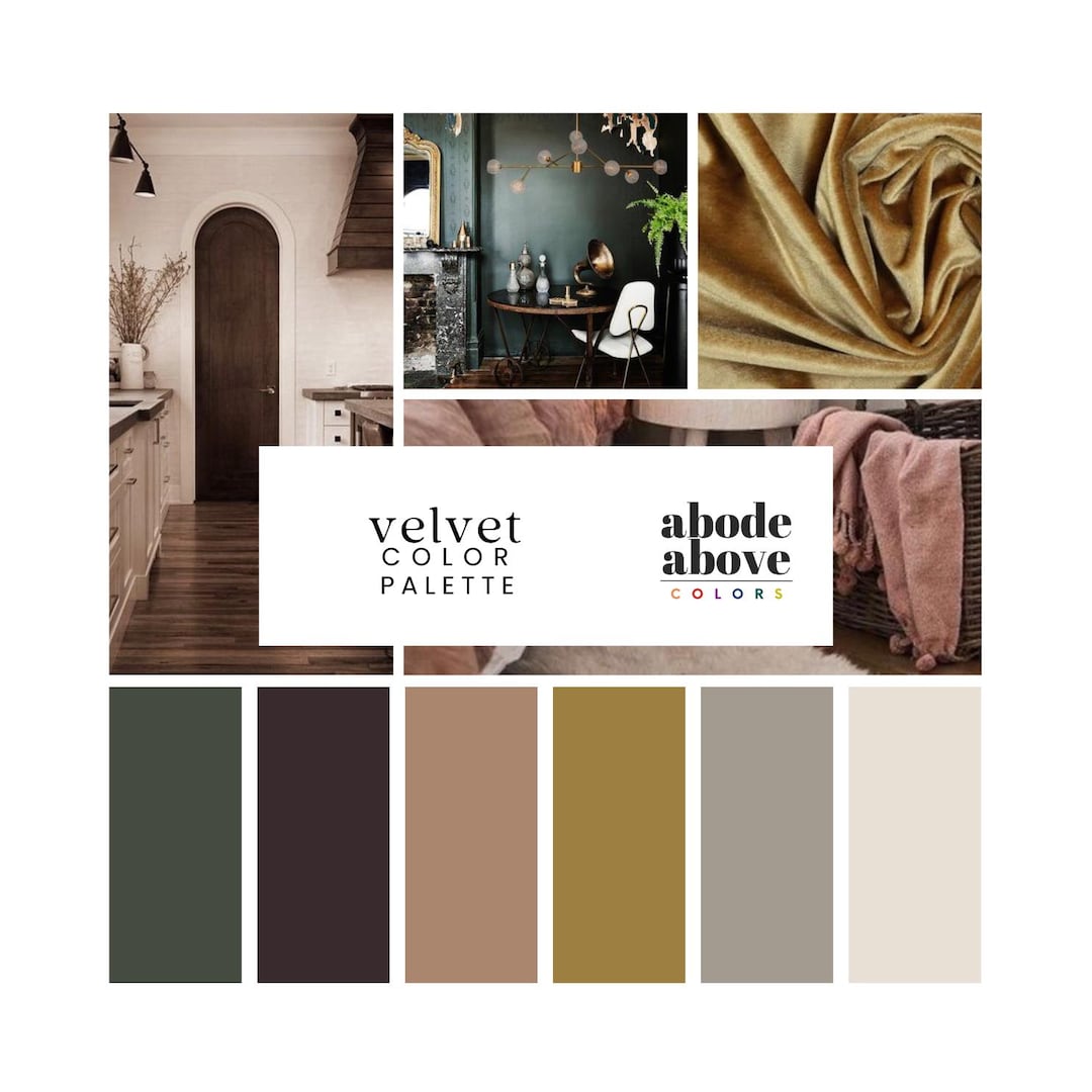 Velvet - Home Color Palette | Sherwin Williams Whole House Color Scheme ...