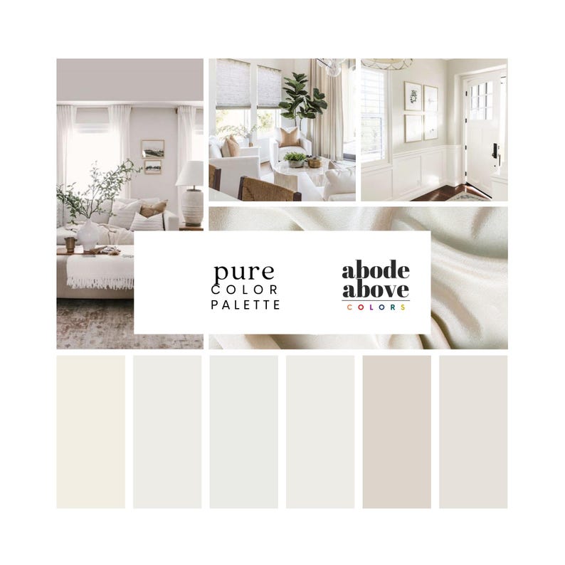 Pure - Home Color Palette | Sherwin Williams 2025 Whole House Color ...
