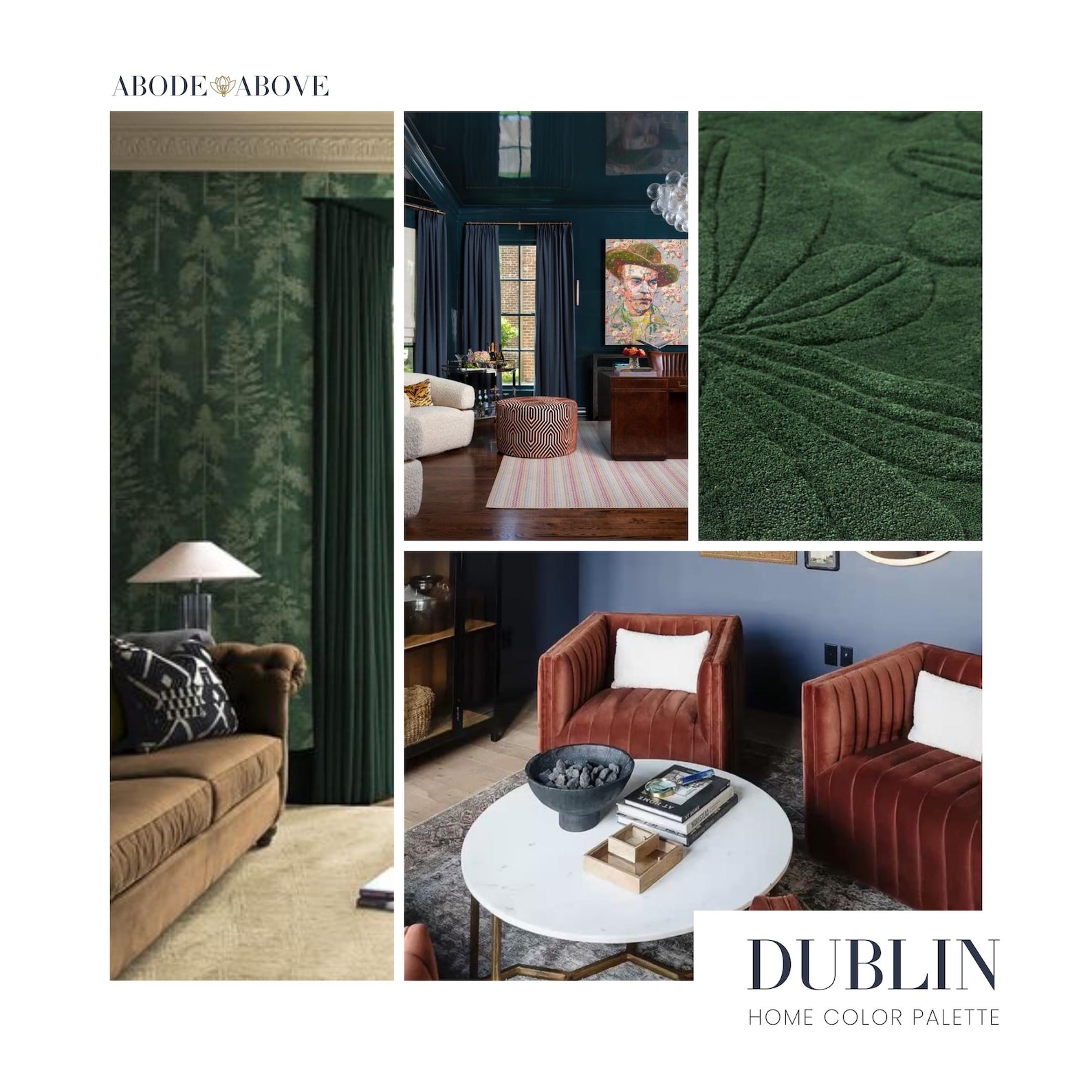 Dublin Home Color Palette | Sherwin-williams Rustic Scheme (PDF) - Etsy