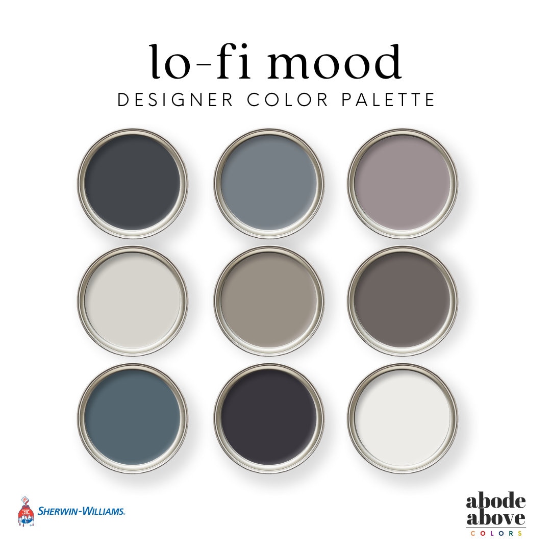 Lo-fi Mood - Home Color Palette | Sherwin Williams Whole House Color ...