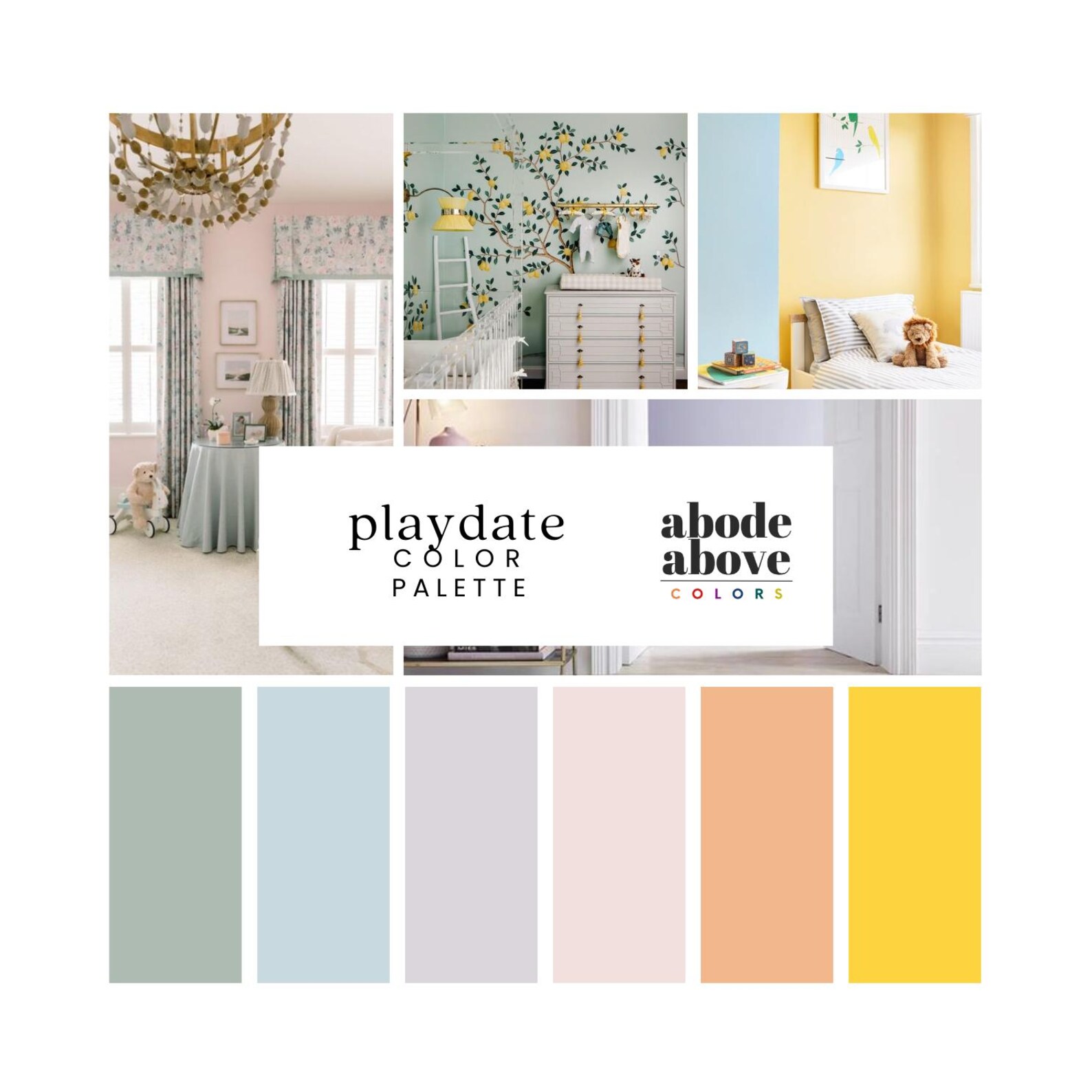 Playdate - Home Color Palette | Sherwin Williams Whole House Color ...