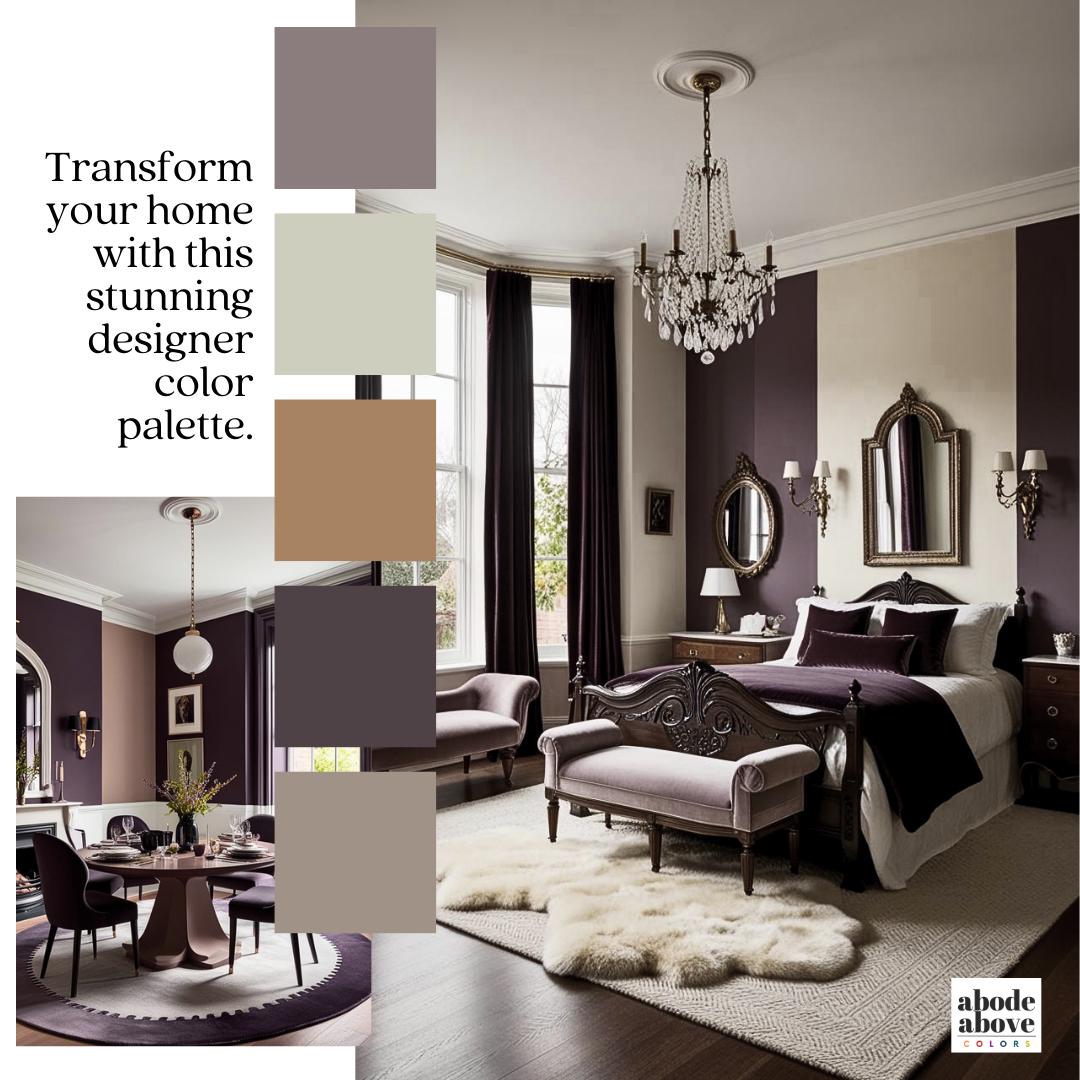 Violette - Home Color Palette | Sherwin Williams 2025 Whole House Color ...