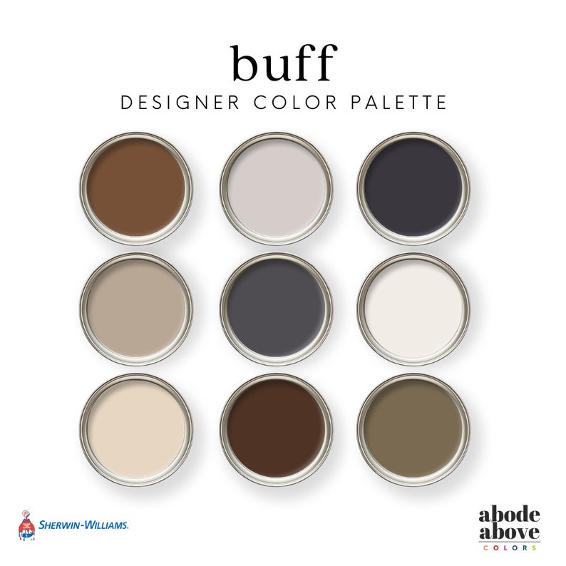 Buff Home Color Palette Sherwin Williams 2024 Whole House Color Scheme ...