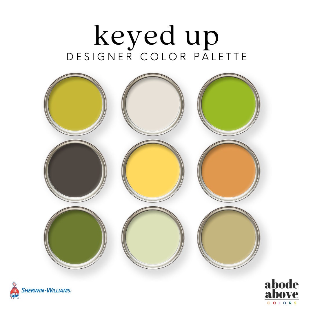 Keyed up - Home Color Palette | Sherwin Williams Whole House Color ...