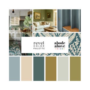 Revel - Home Color Palette | Sherwin Williams Whole House Color Scheme ...
