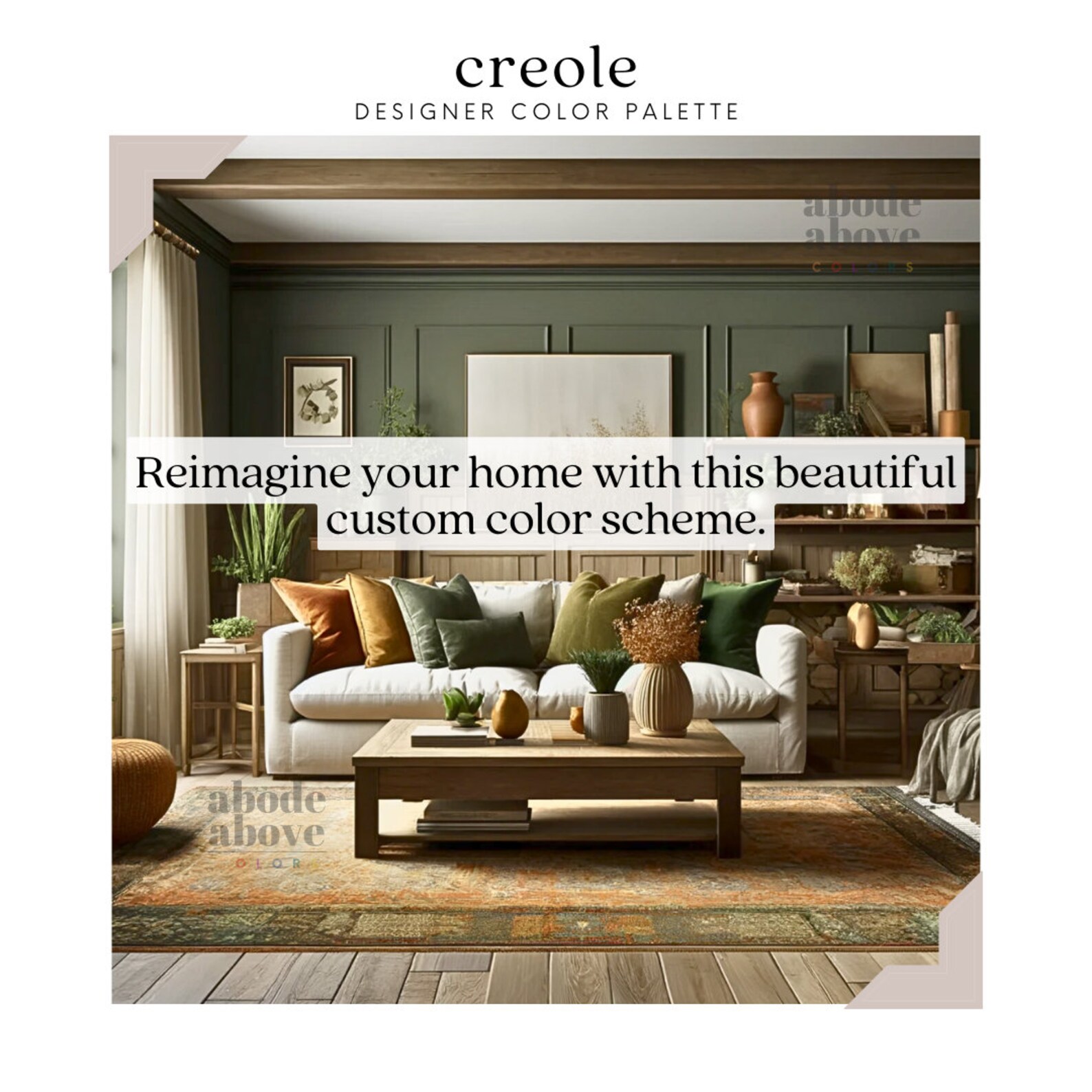 Creole Home Color Palette Sherwin Williams 2024 Whole House Color ...