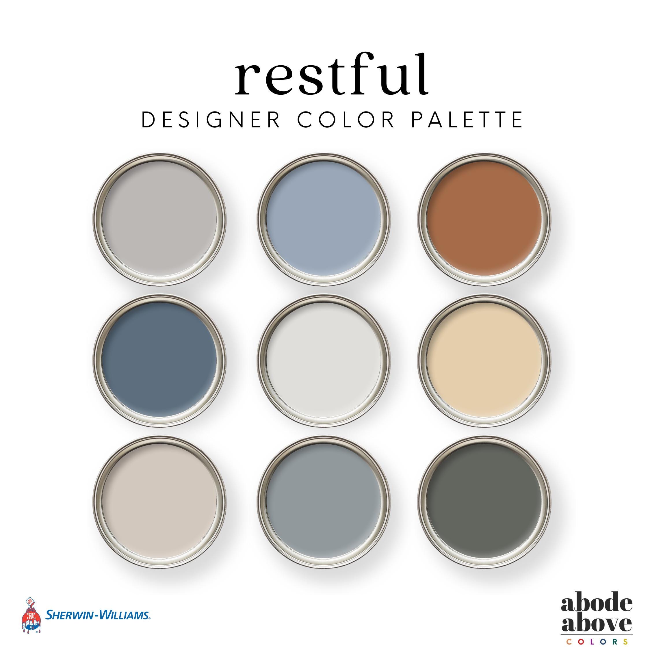 Restful - Home Color Palette | Sherwin Williams Whole House Color ...