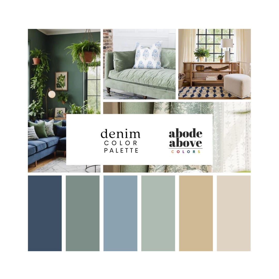 Denim - Home Color Palette | Sherwin Williams 2025 Whole House Color ...