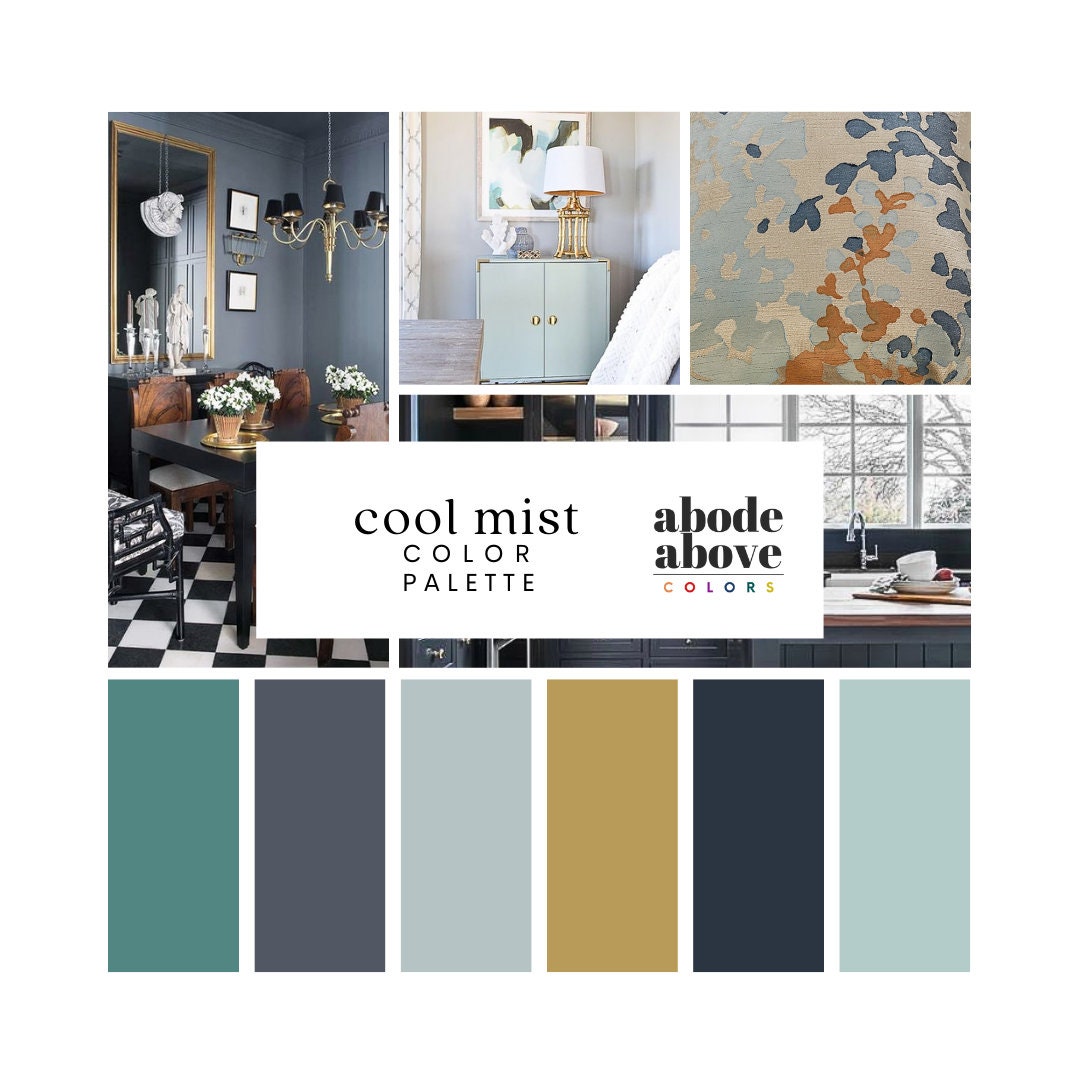 Cool Mist - Home Color Palette | Sherwin Williams Whole House Color ...