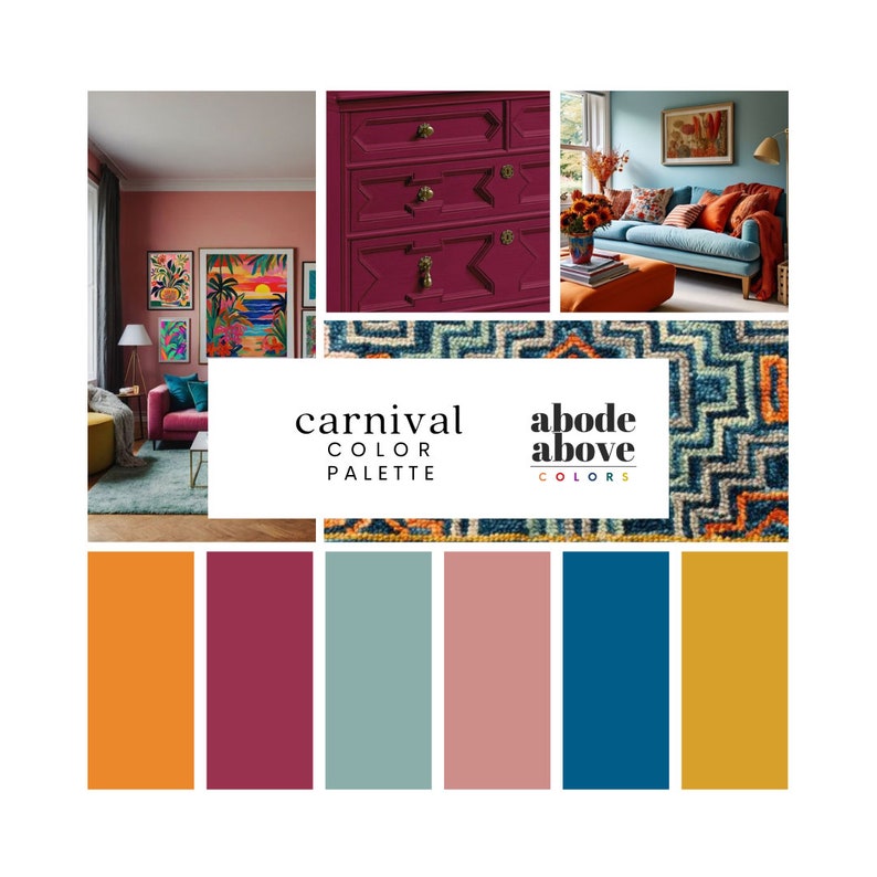 Carnival - Home Color Palette | Sherwin Williams Whole House Color ...