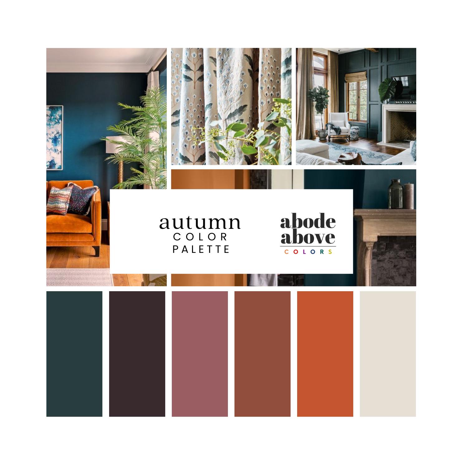 Cool Paint Color Palette Autumn 7 Fall Inspired Paint Colors For A