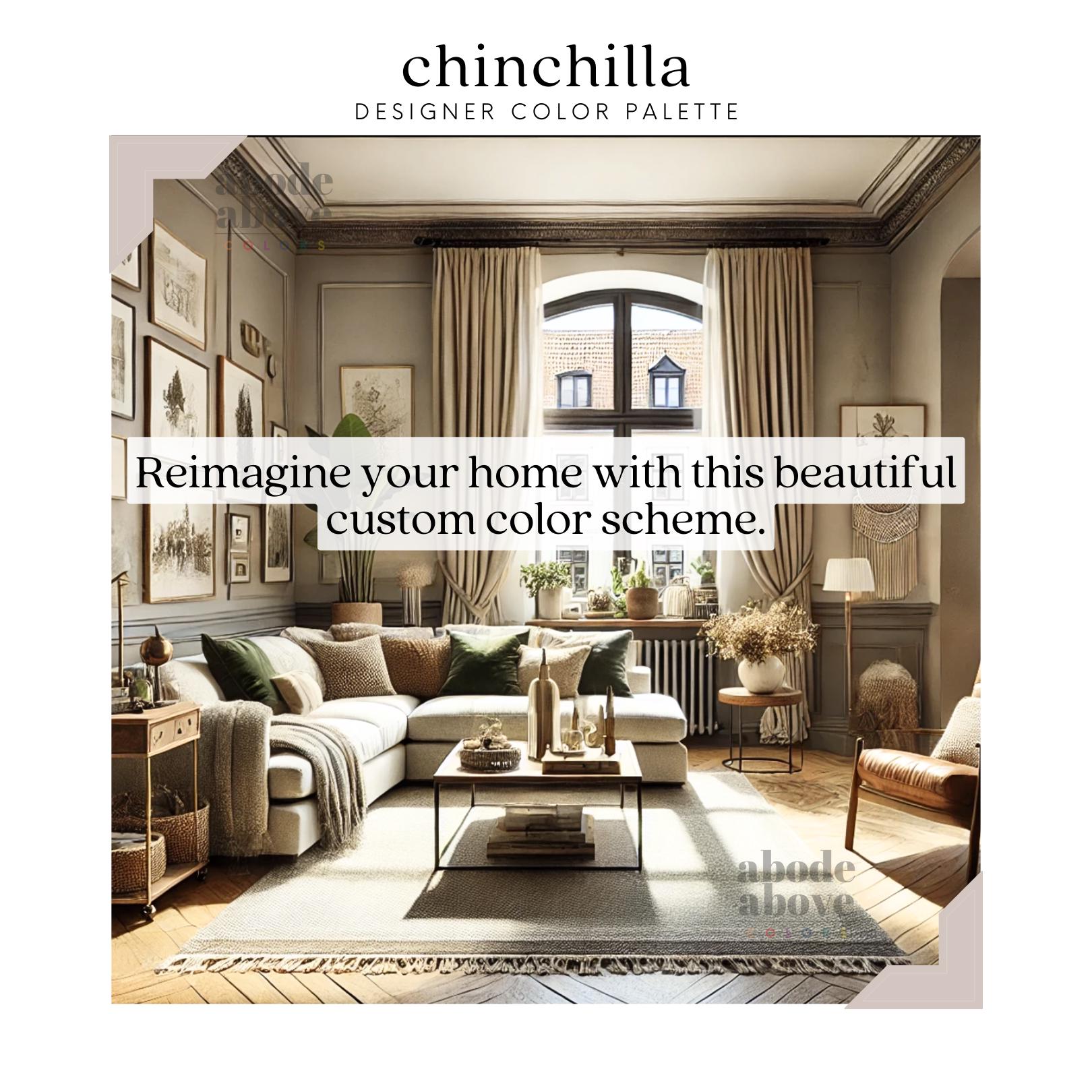 Chinchilla Home Color Palette Sherwin Williams 2024 Whole House Color ...