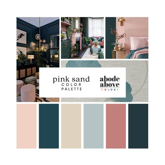 Pink Interior Paint Color Palettes
