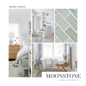 Moonstone Home Color Palette | Coastal Interior Paint Colors (PDF) - Etsy