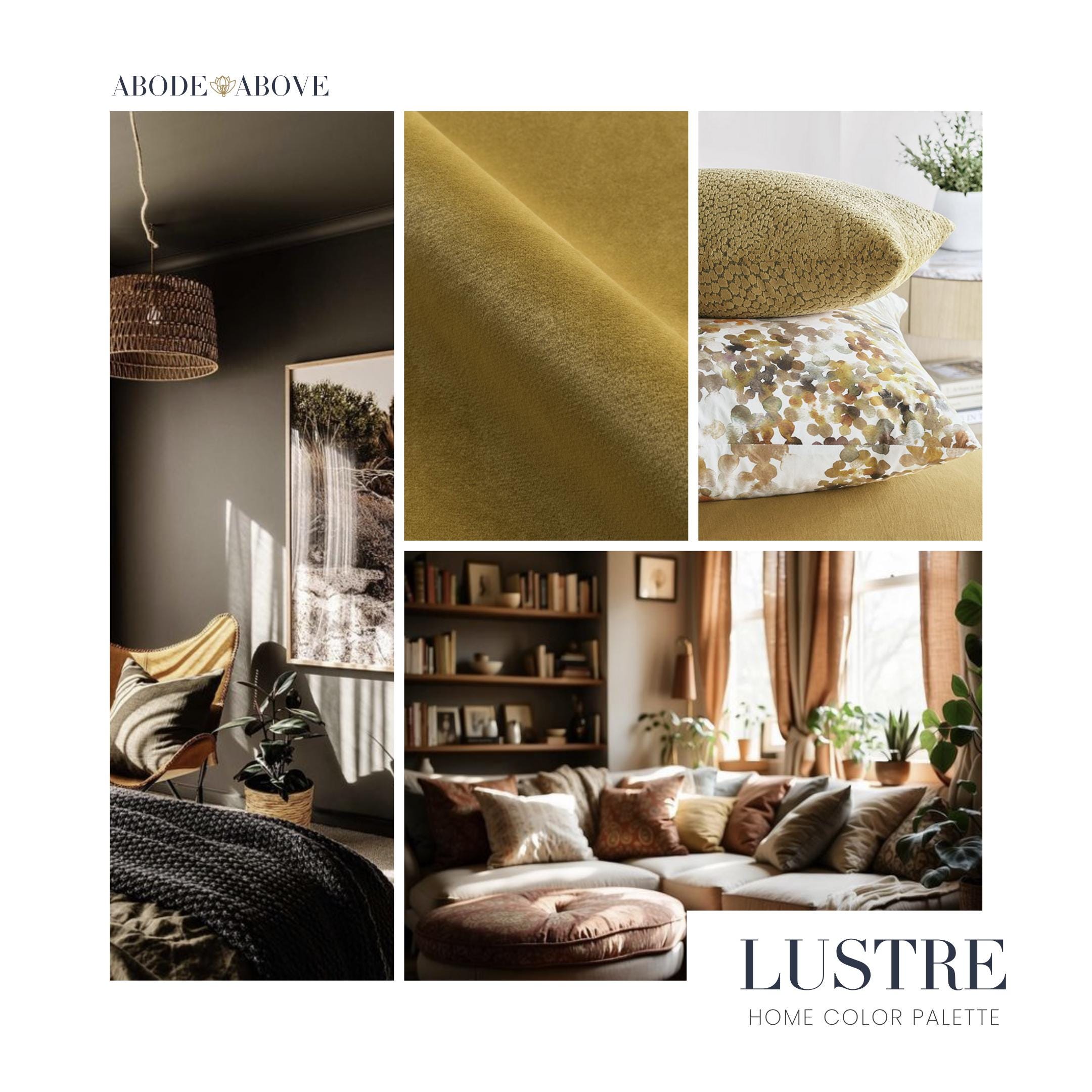 Lustre Home Color Palette | Vintage Eclectic Interior Paint Scheme (PDF ...