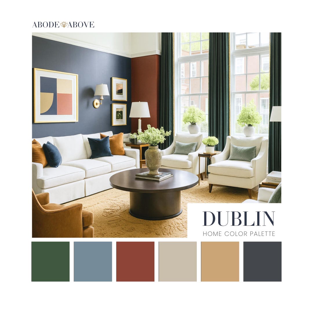 Dublin Sherwin Williams Whole House Color Palette, Farmhouse Paint ...