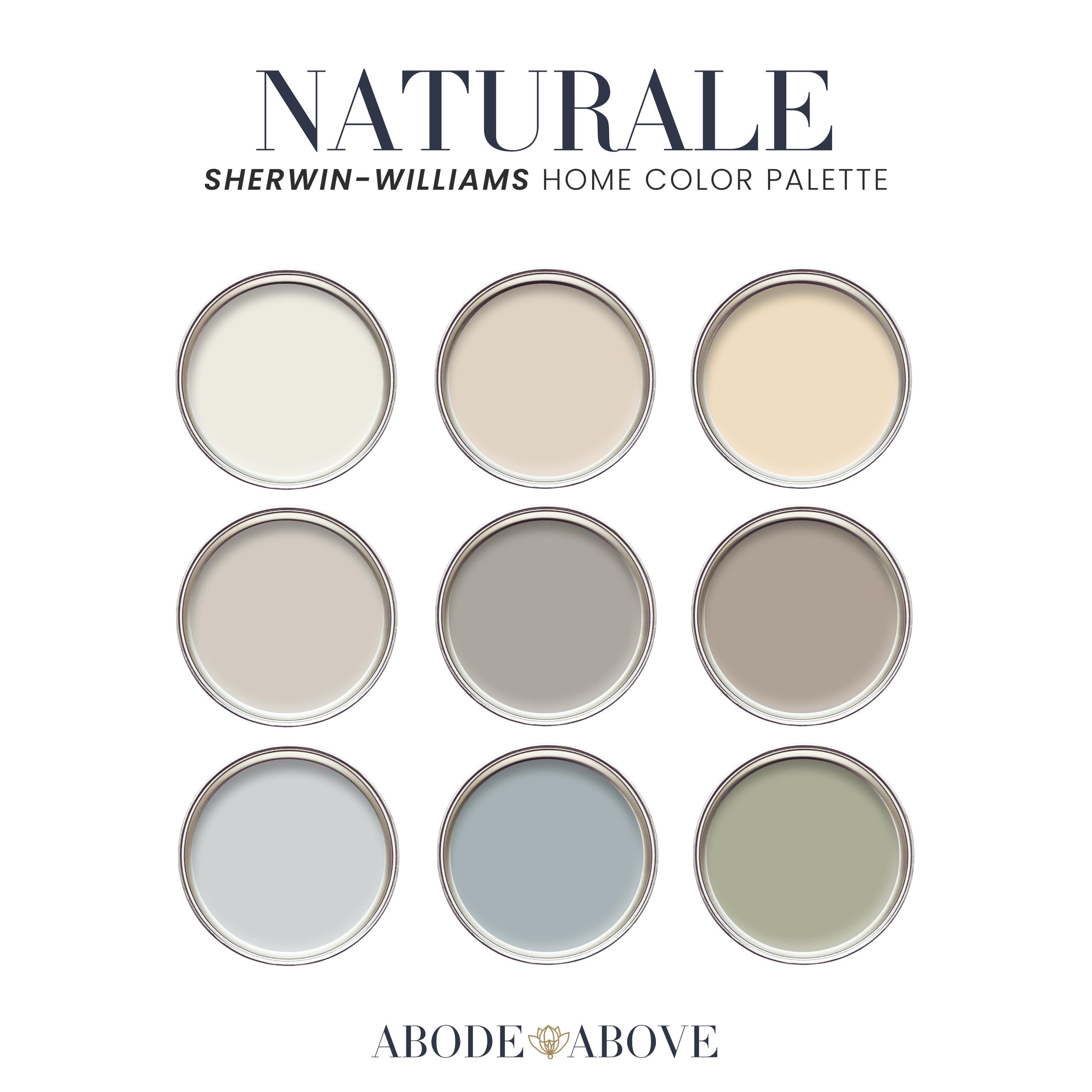 Naturale Sherwin-williams Whole House Color Palette (printable) - Etsy