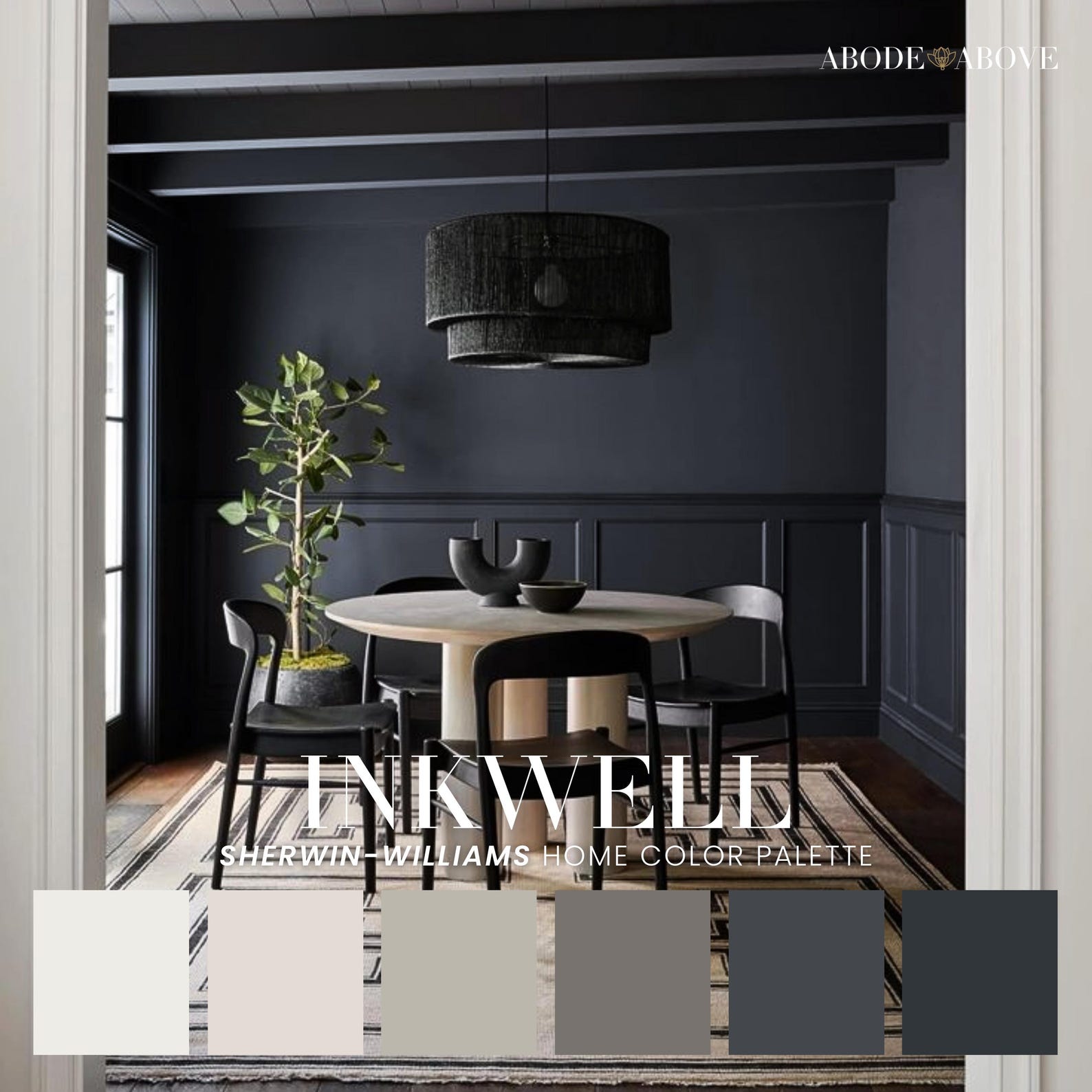 Inkwell Sherwin-williams Whole House Color Scheme | Interior Paint ...