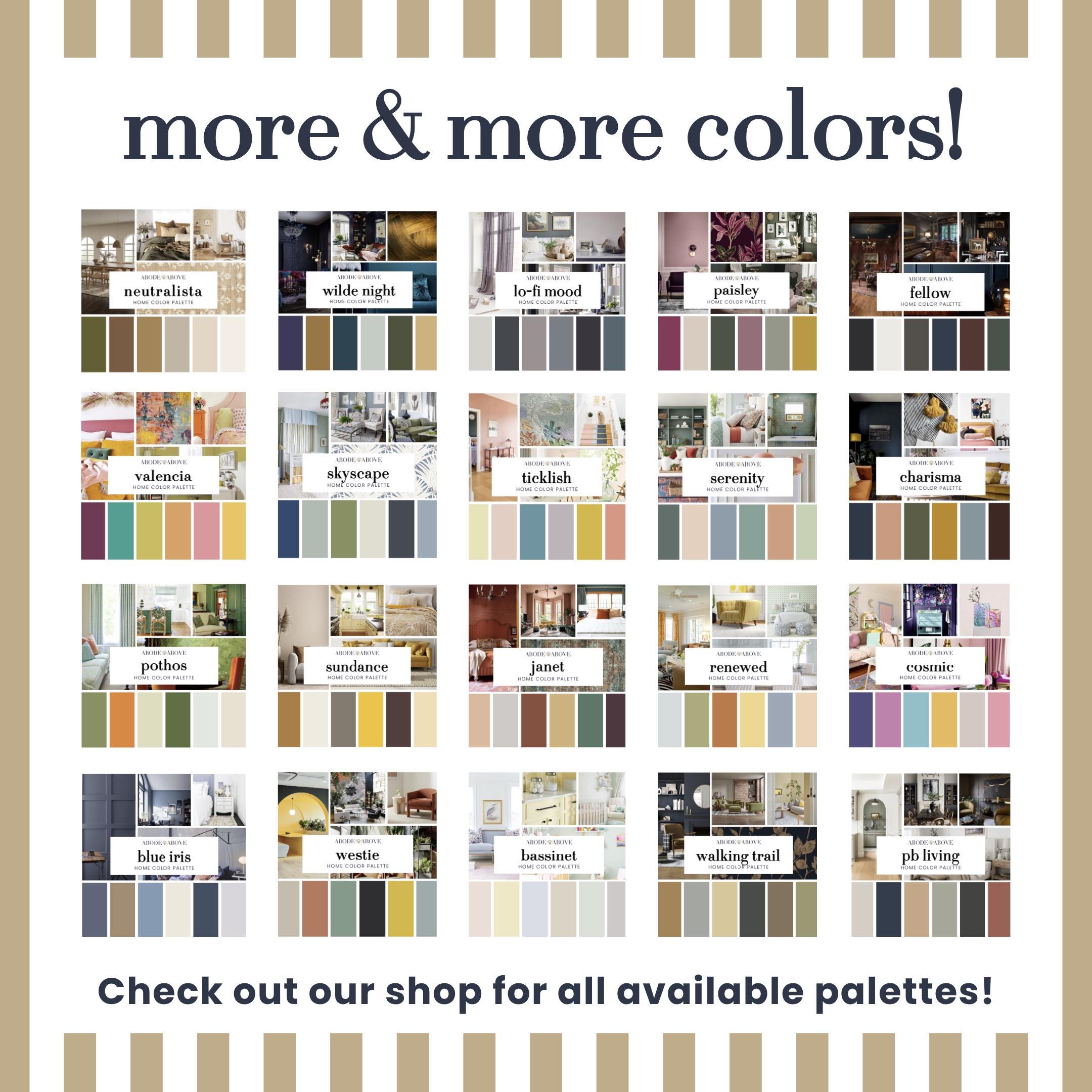 Meander - Home Color Palette | Sherwin Williams Whole House Color ...