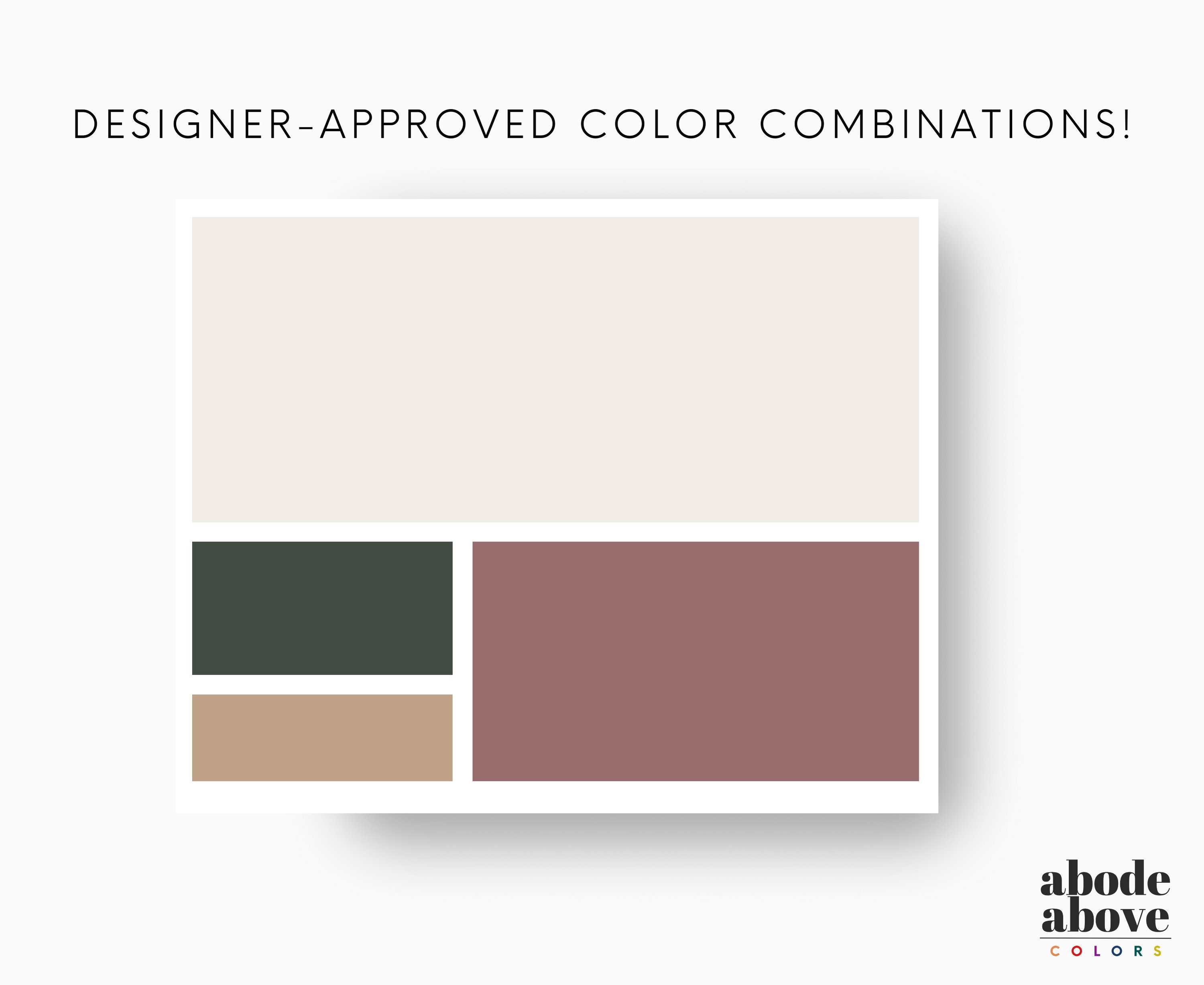 Matriarch Interior Design Color Palette With Hex Codes for - Etsy