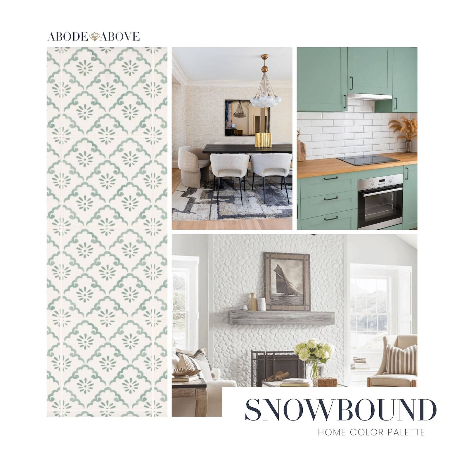 Snowbound Sherwin-williams Whole House Color Palette (printable) - Etsy