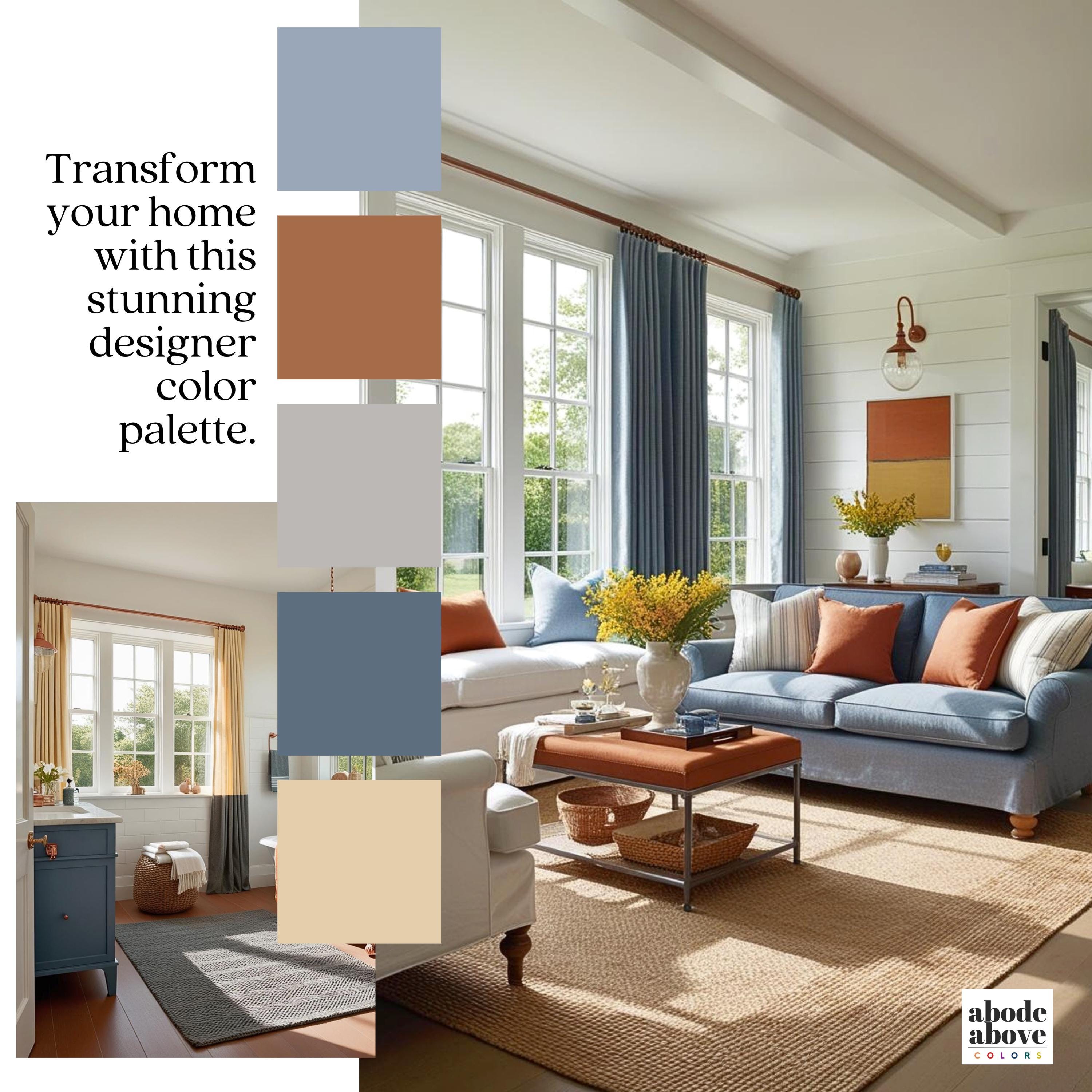 Restful - Home Color Palette | Sherwin Williams Whole House Color ...