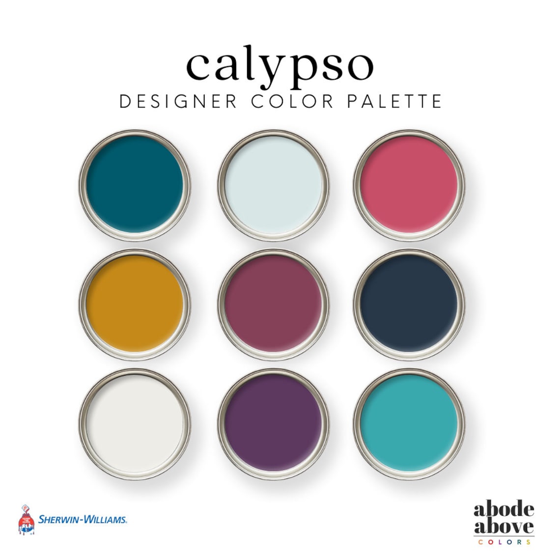 Calypso Home Color Palette Sherwin Williams 2024 Whole House Color ...