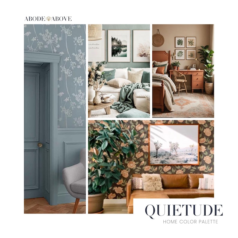 Quietude Sherwin-williams Home Color Palette | Transitional Paint Color ...