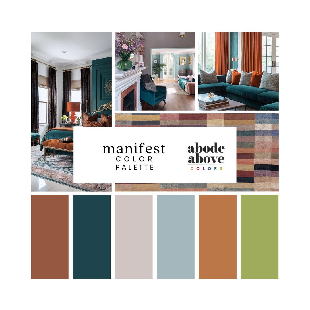 Manifest Home Color Palette Sherwin Williams 2024 Whole House Color Scheme Interior Paint ...