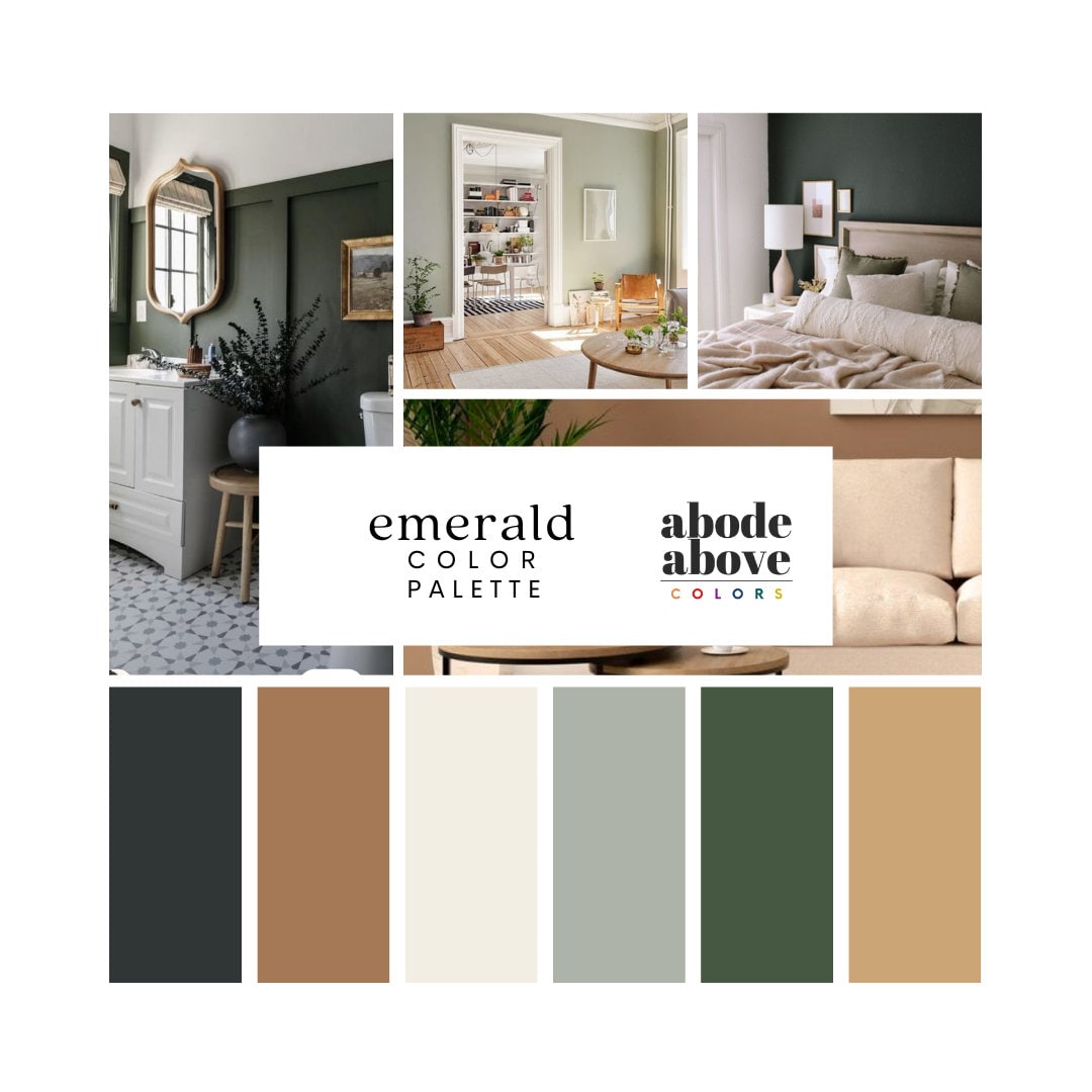 Emerald - Home Color Palette | Sherwin Williams Whole House Color ...