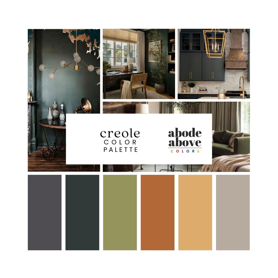 Creole - Home Color Palette | Sherwin Williams Whole House Color Scheme ...