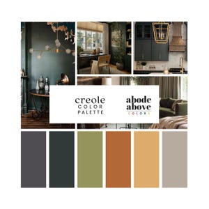 Creole - Home Color Palette | Sherwin Williams Whole House Color Scheme ...