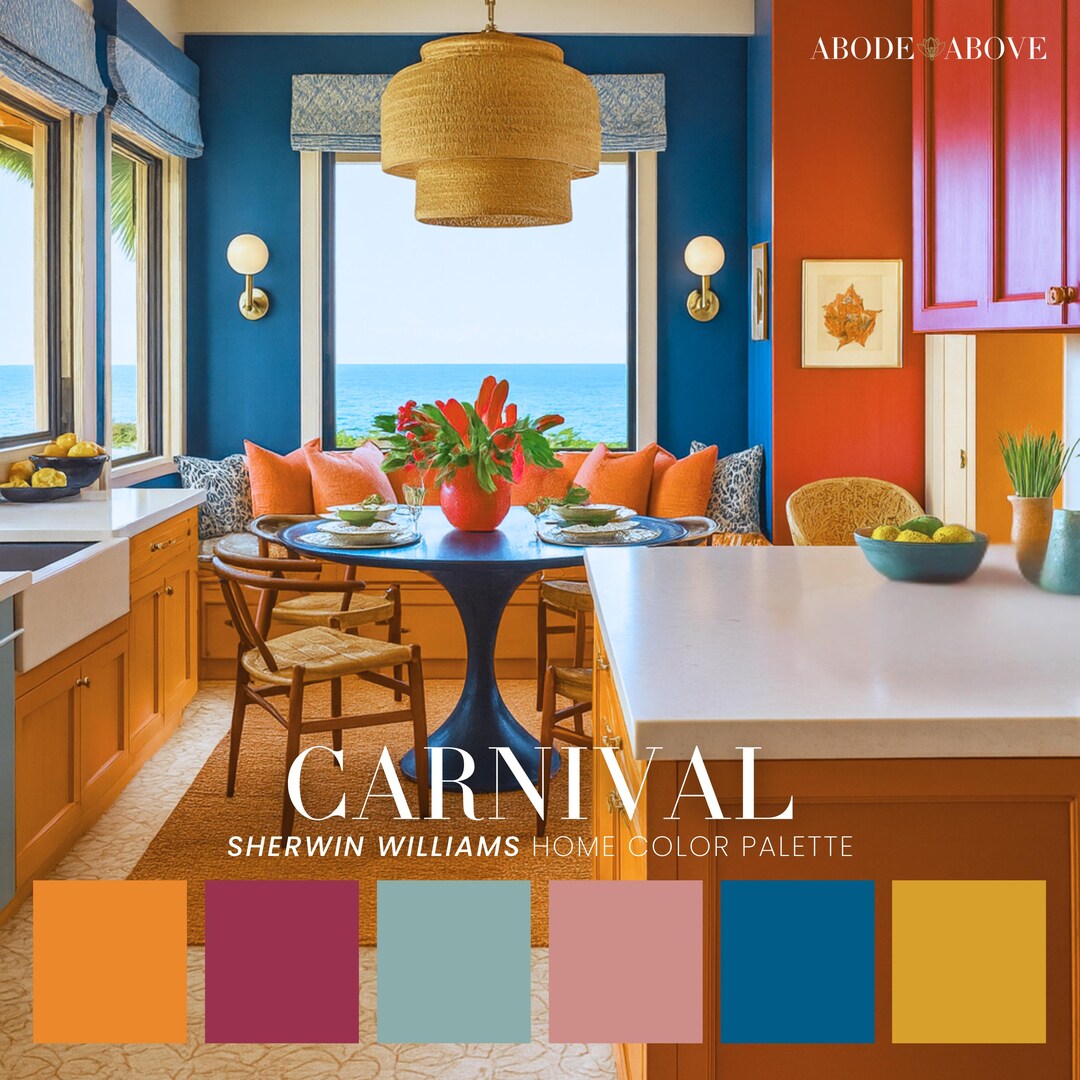 Carnival Sherwin Williams Maximalist Eclectic Palette | Paint Color ...