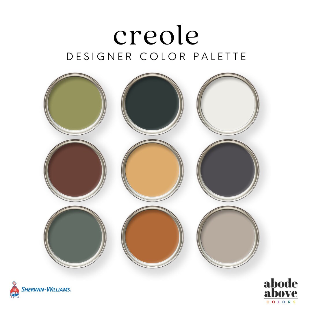 Creole - Color Fan Deck Keychain | Sherwin Williams Whole House Color ...