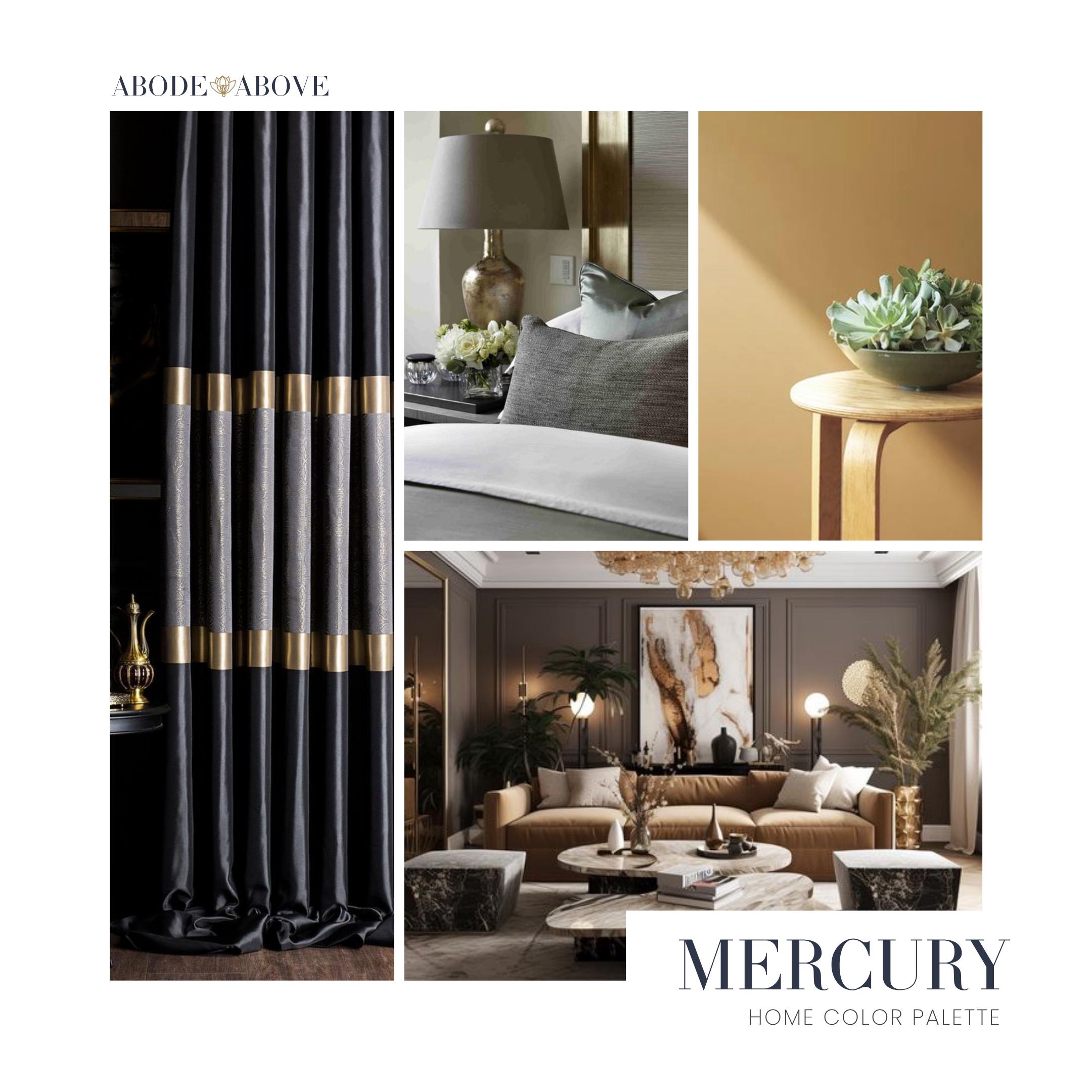 Mercury Home Color Palette – Modern Minimalist Paint Scheme (PDF) - Etsy